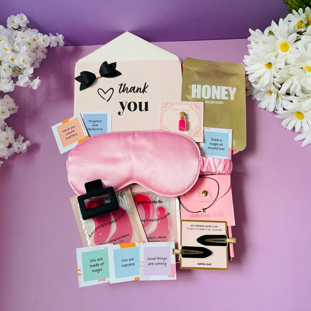 Thank You Pamper Gift Box Appreciation Gift for Her Self Care Pick Me ...