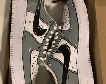 Custom Jordan 1 Cartoon - Etsy