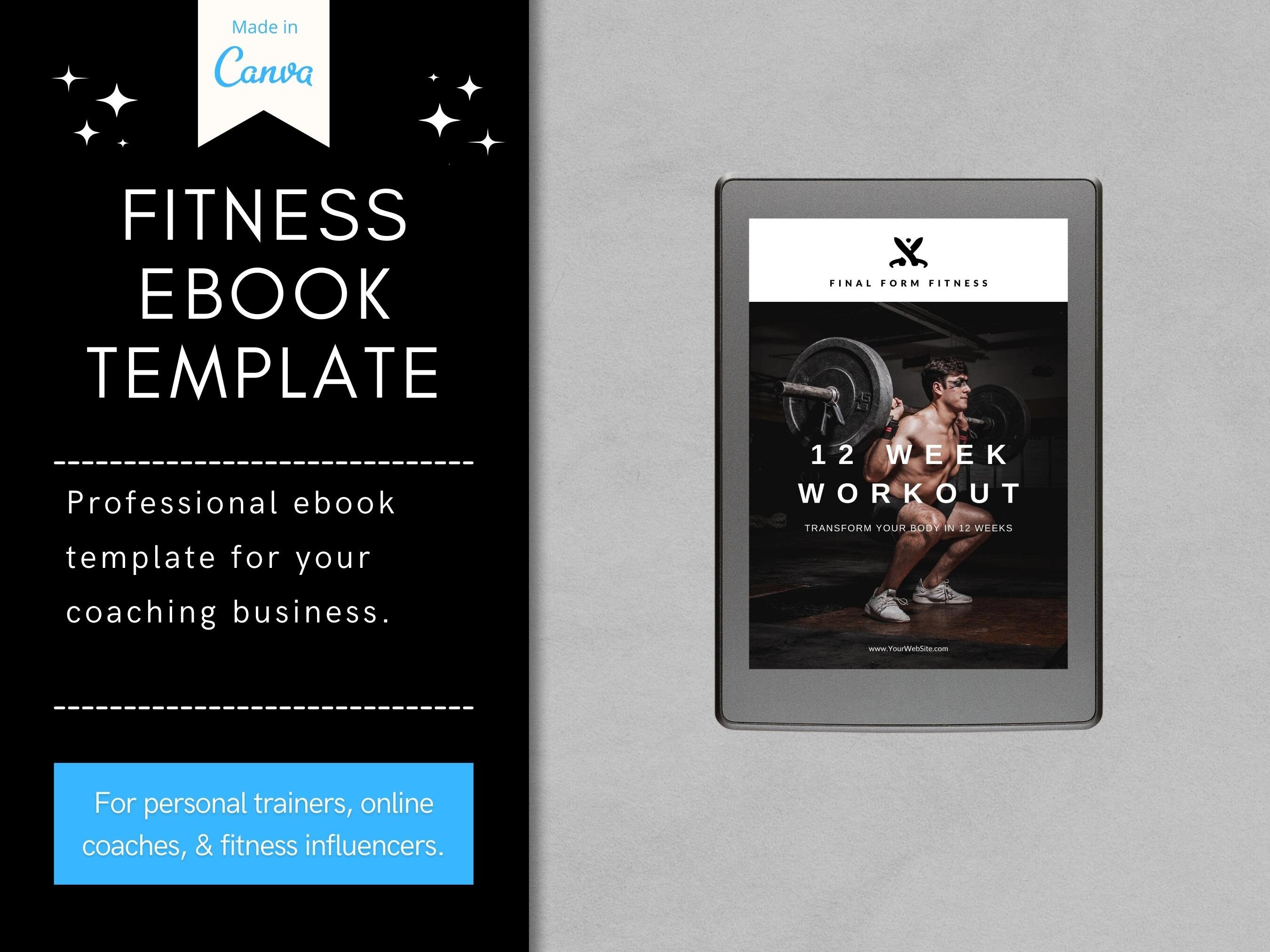 Fitness Ebook Template - Etsy