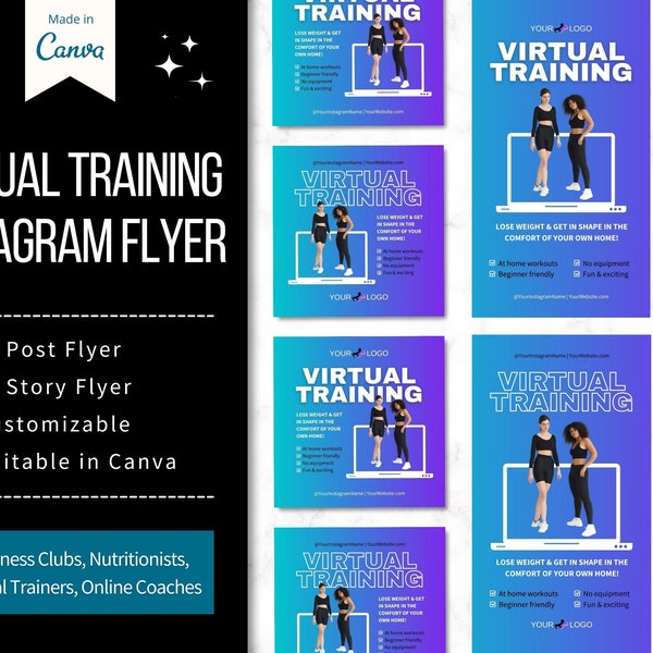 Virtual Training Flyer - Etsy