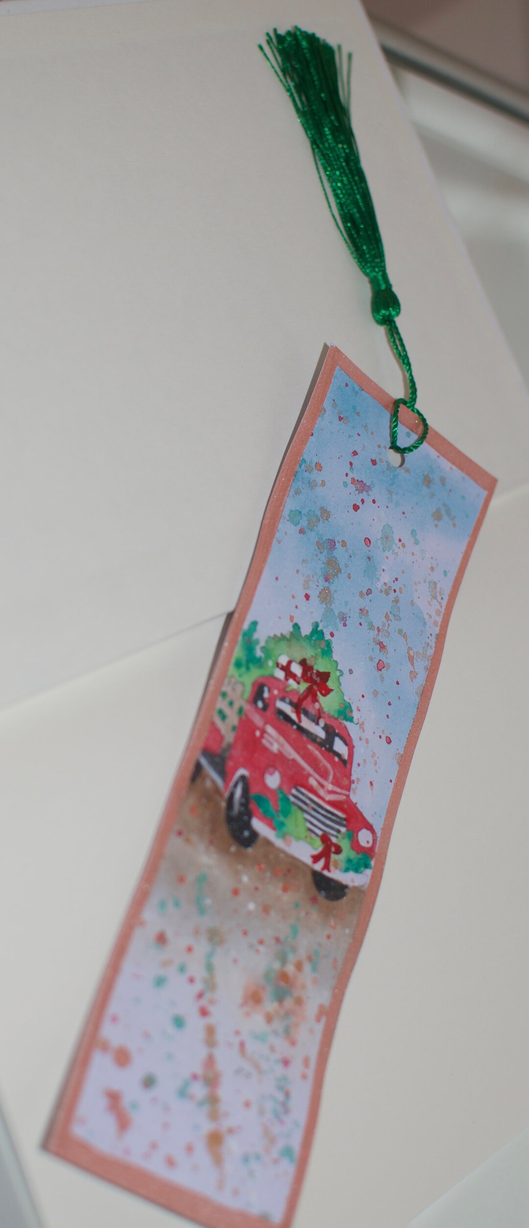 Red Truck Watercolor Bookmark Handpainted Bookmark Gifts for - Etsy