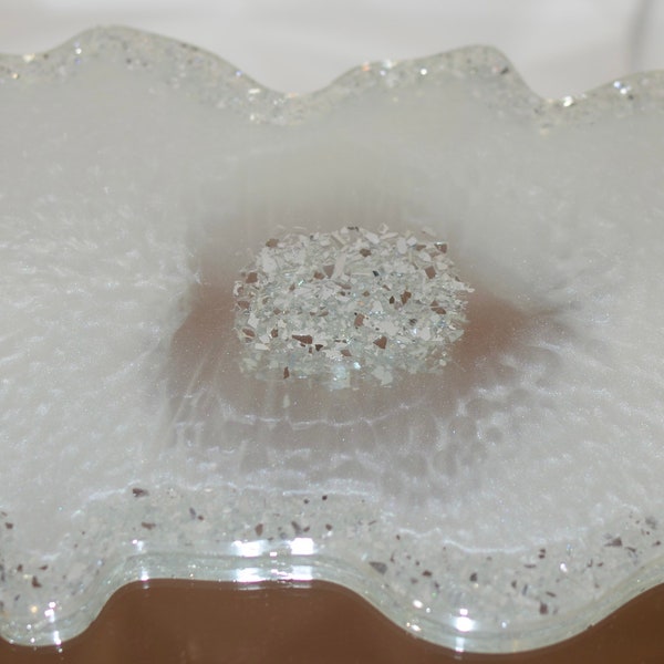 Crushed Glass Coffee Table - Etsy