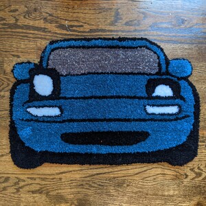 Miata Rug | Winking Miata Rug | JDM Rug - Etsy