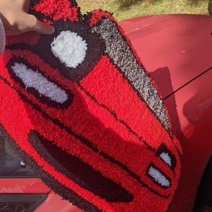 Miata Rug | Winking Miata Rug | JDM Rug - Etsy