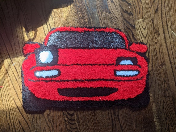 Miata Rug Winking Miata Rug JDM Rug - Etsy