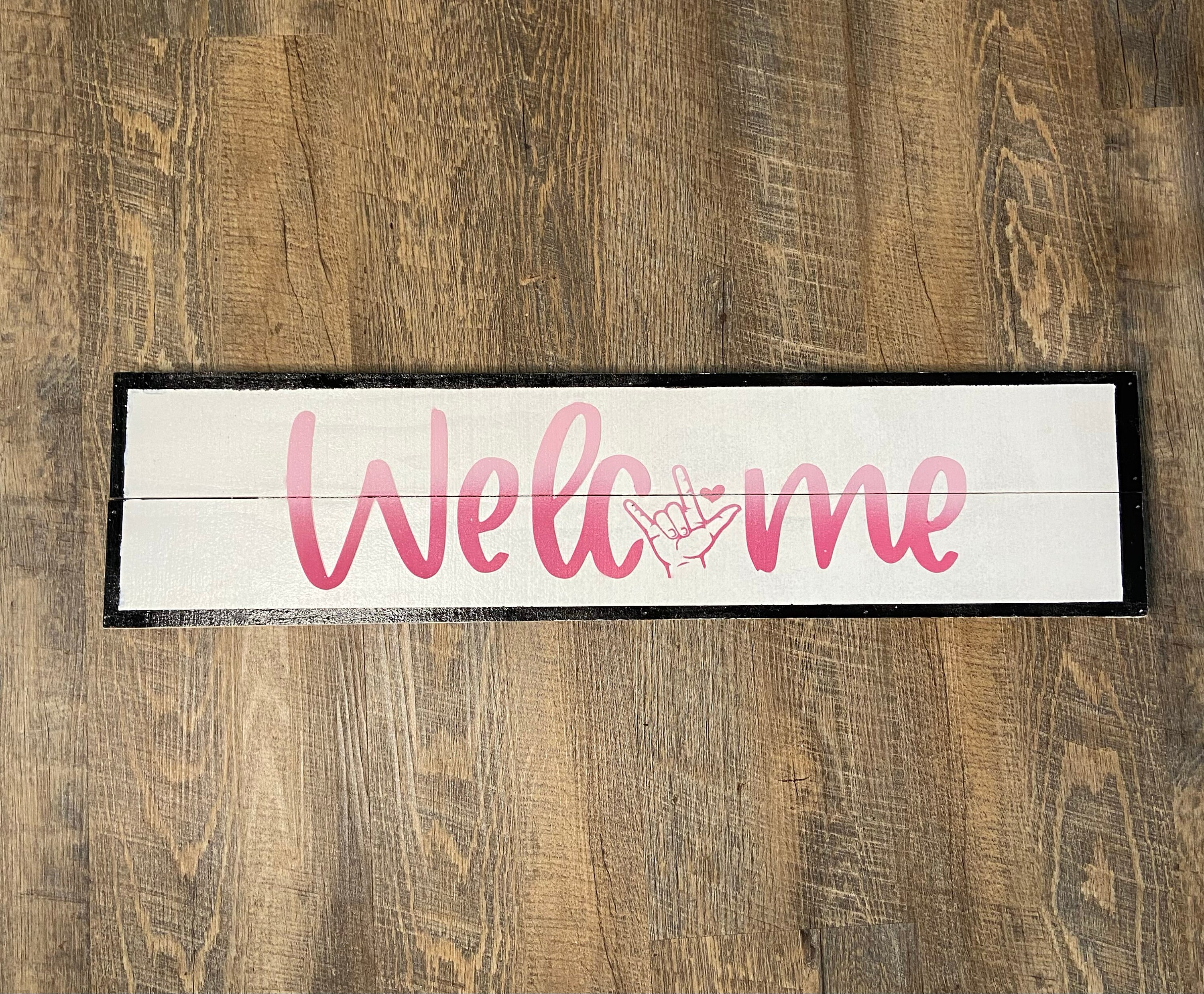 ASL Rectangular Signs - Etsy