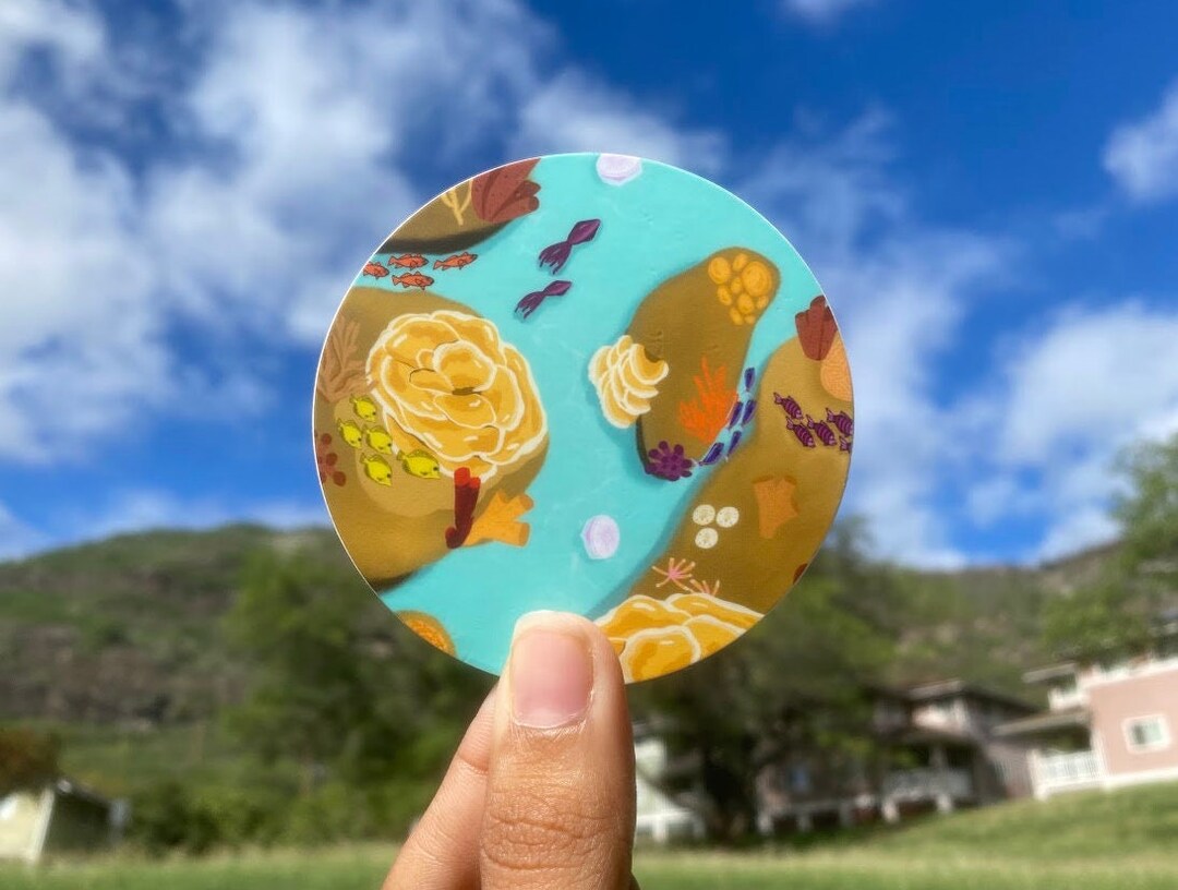 Under the Sea Sticker Underwater Ocean Lover Sticker Marine Animals ...