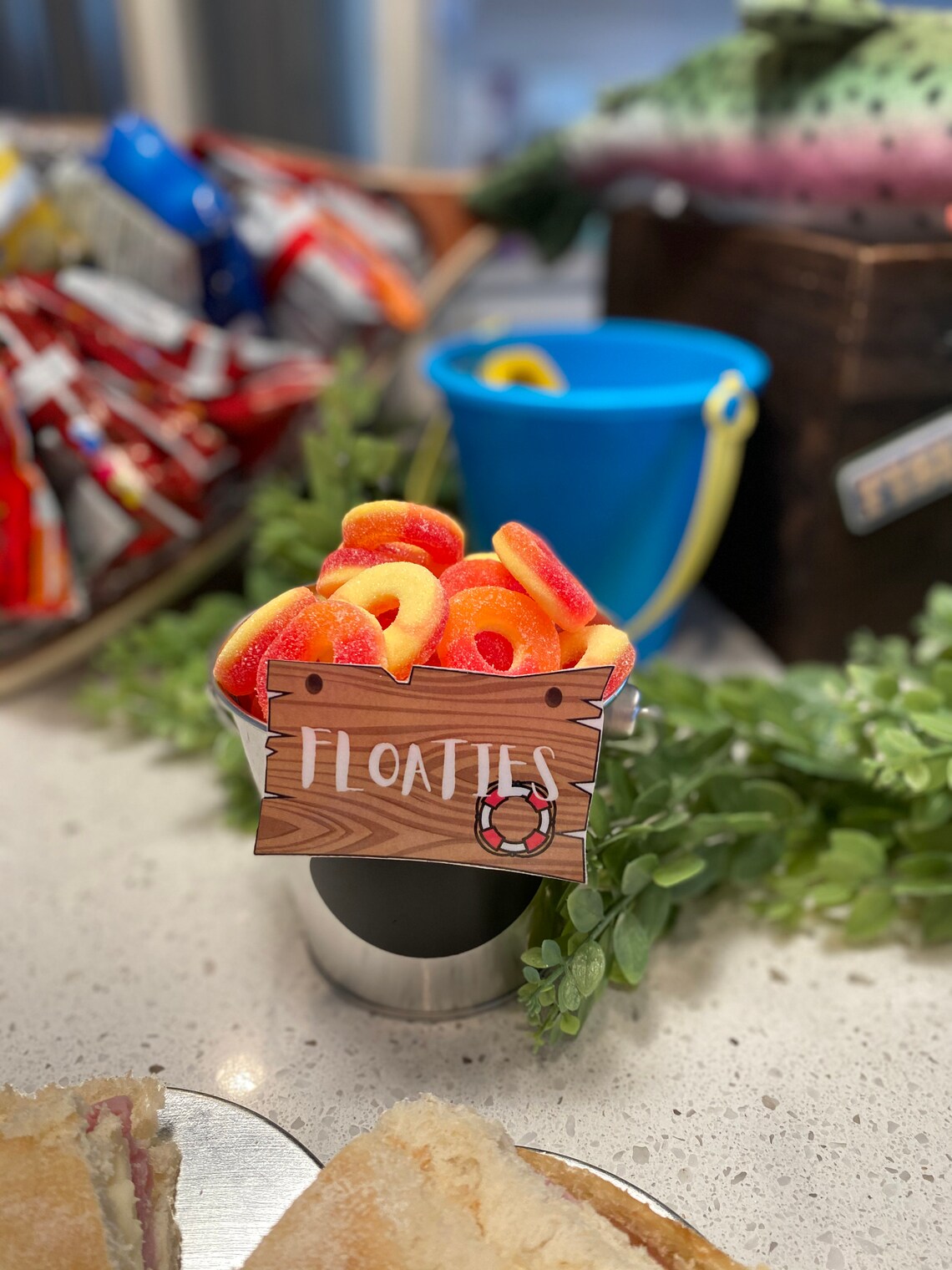 Fish Birthday Theme Labels - Etsy