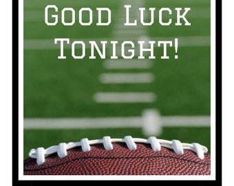 Football Good Luck Sign - Etsy