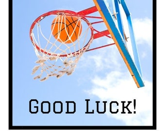 Basketball Good Luck - Etsy