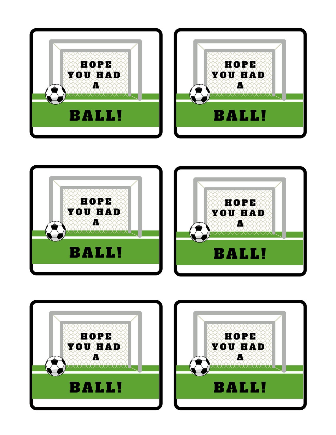 Soccer Team Set Soccer Gift Tags Soccer Mom Soccer Games - Etsy