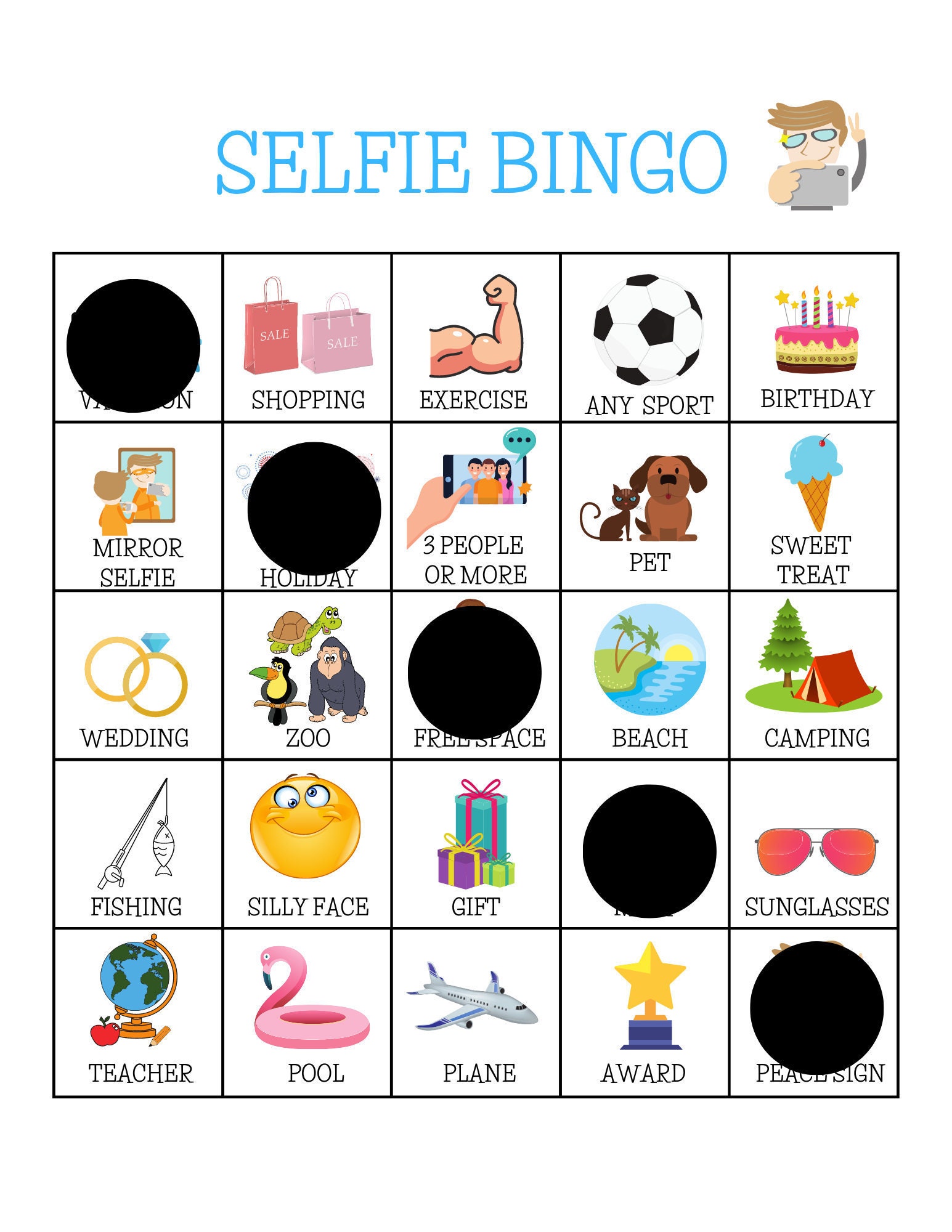 People Bingo Cards
