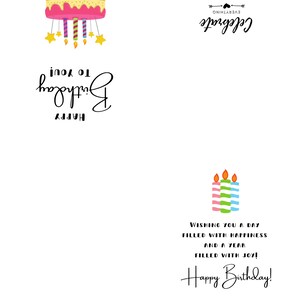 Happy Birthday Card Printable Instant Birthday Card Friend - Etsy