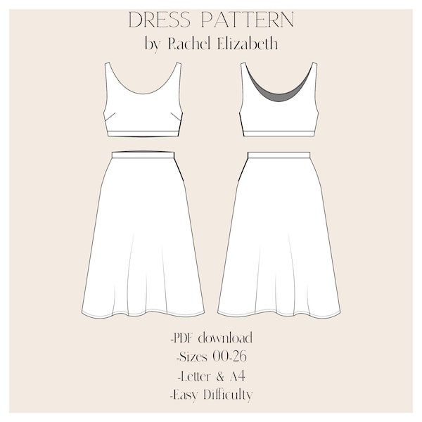Two Piece Dress Set - Etsy