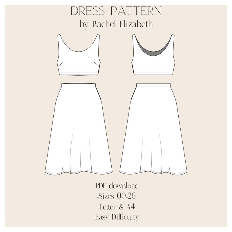 Two Piece Dress Set - Etsy