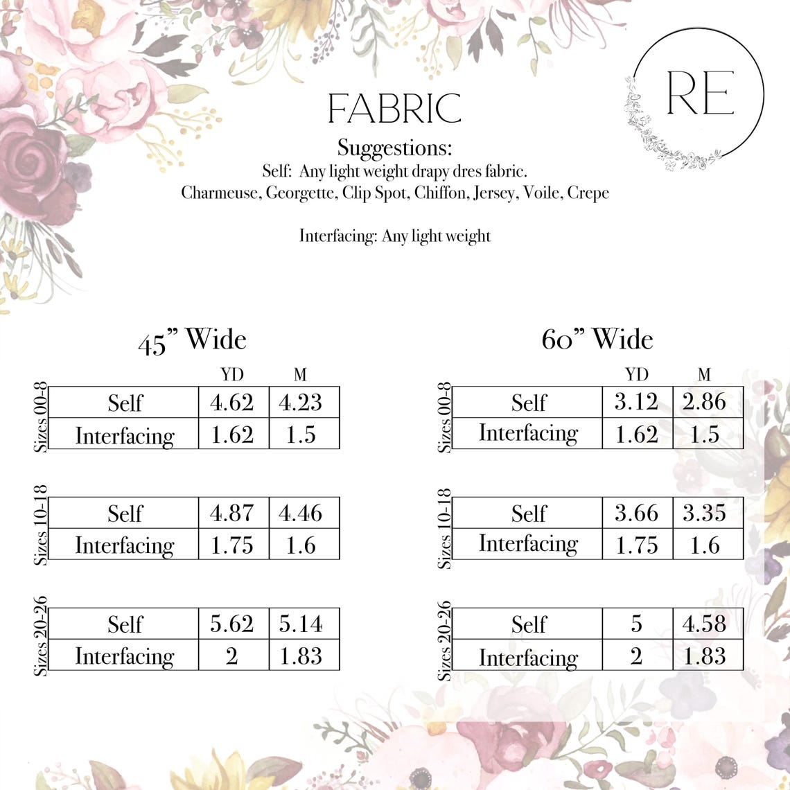 Sewing Pattern Wrap Dress Flutter Sleeves, Downloadable Instant Print ...