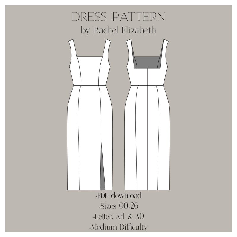 Square Neck Pattern - Etsy