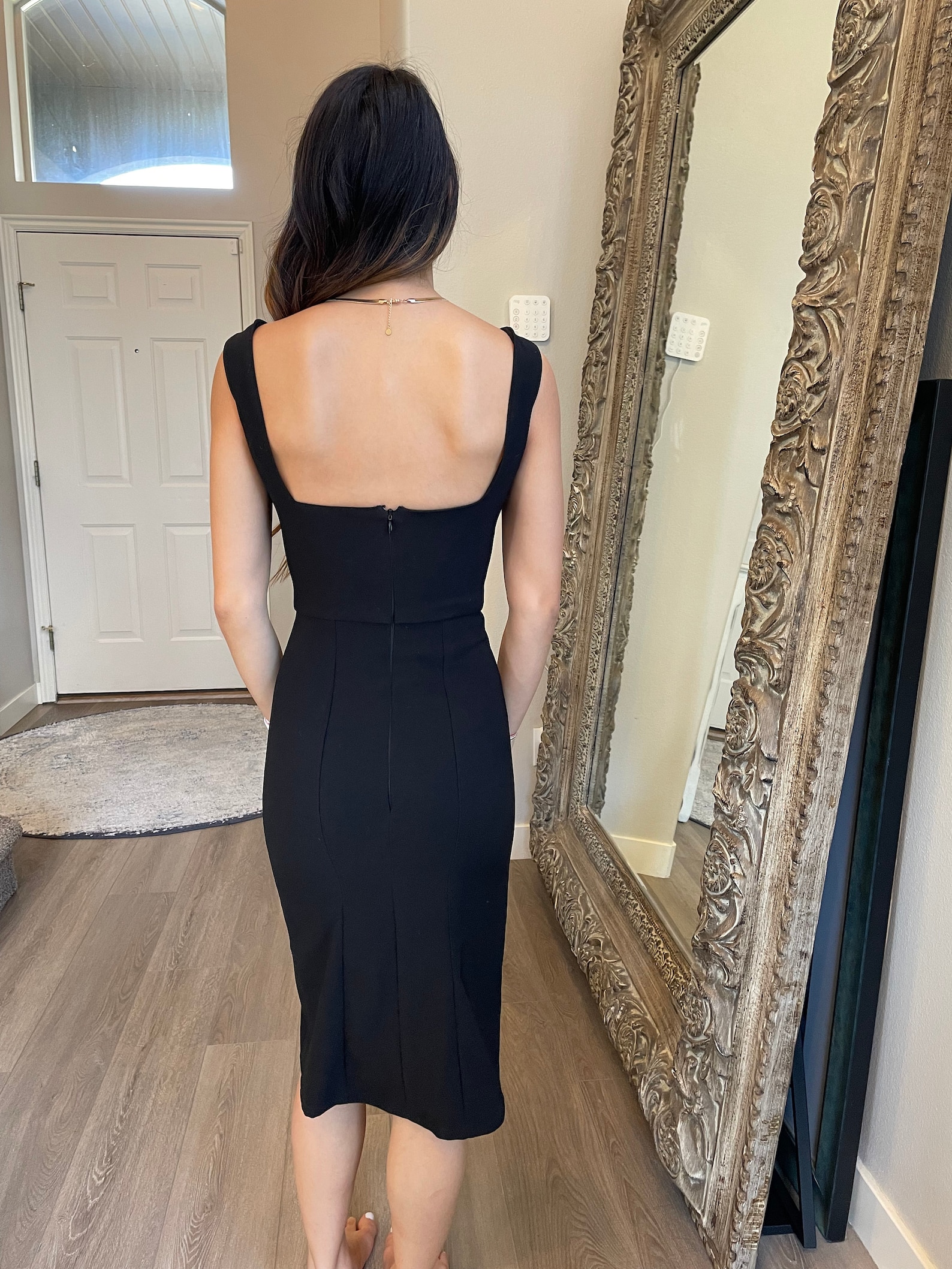 Sewing Pattern Fitted Square Neck Dress With Slit Size - Etsy