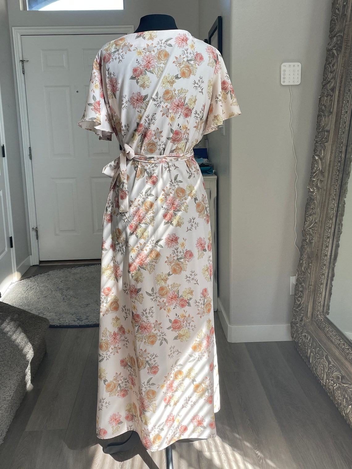 Sewing Pattern Wrap Dress Flutter Sleeves, Downloadable Instant Print ...
