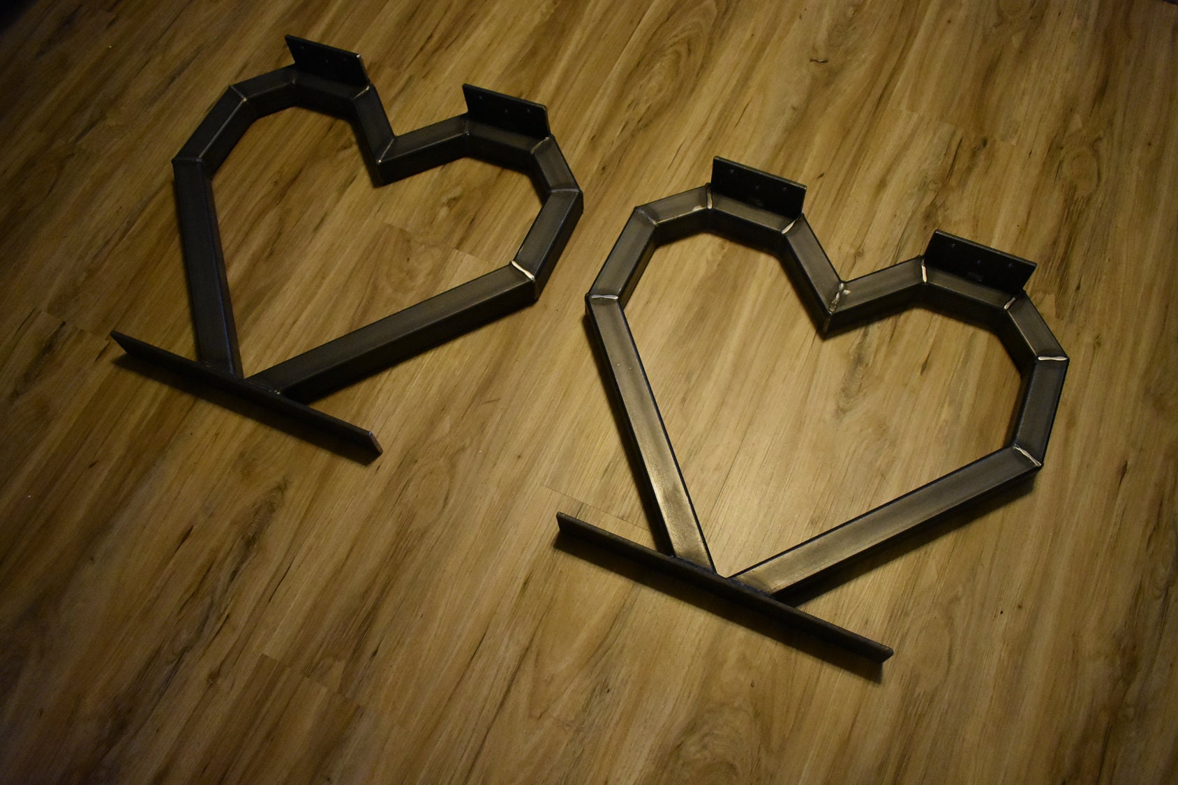 Heart Shaped Coffee Table Legs Metal - Etsy