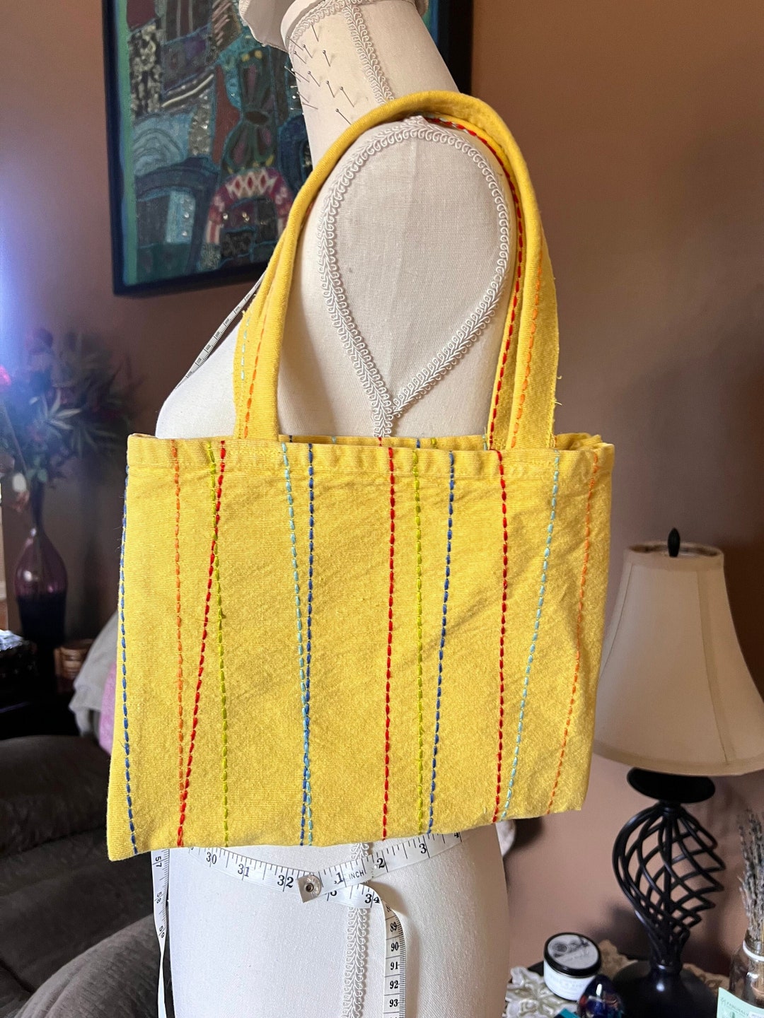 The sunflower Delight Yellow Mini Tote Bag Shoulder Bag for Women - Etsy