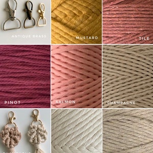 Macrame Fishtail Keychains - Etsy