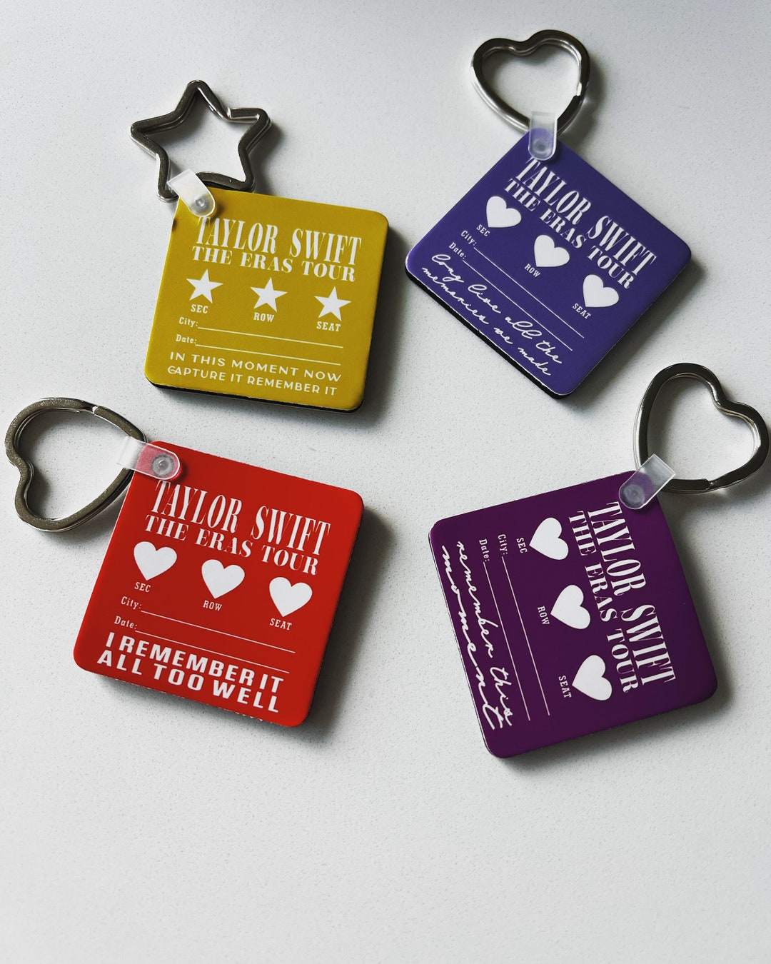 Eras Tour Keychains - Etsy