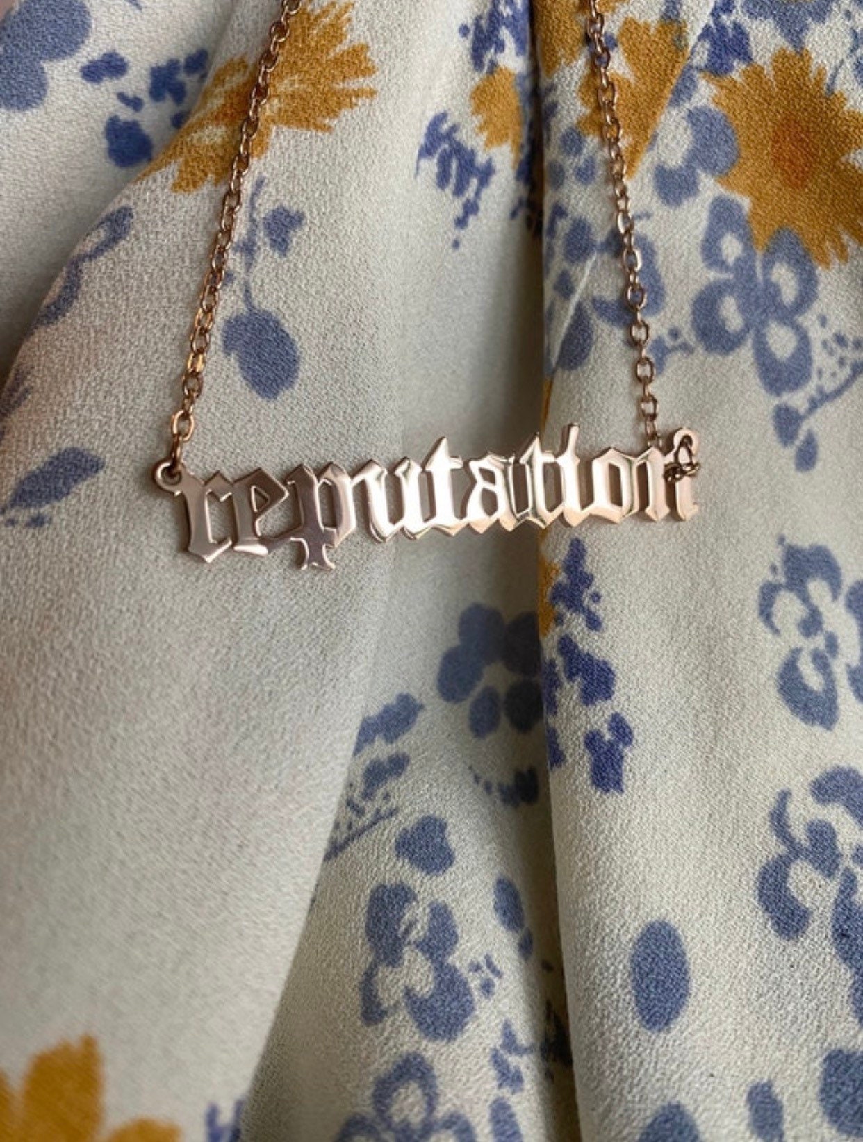 Stainless Steel Reputation Necklace - Etsy