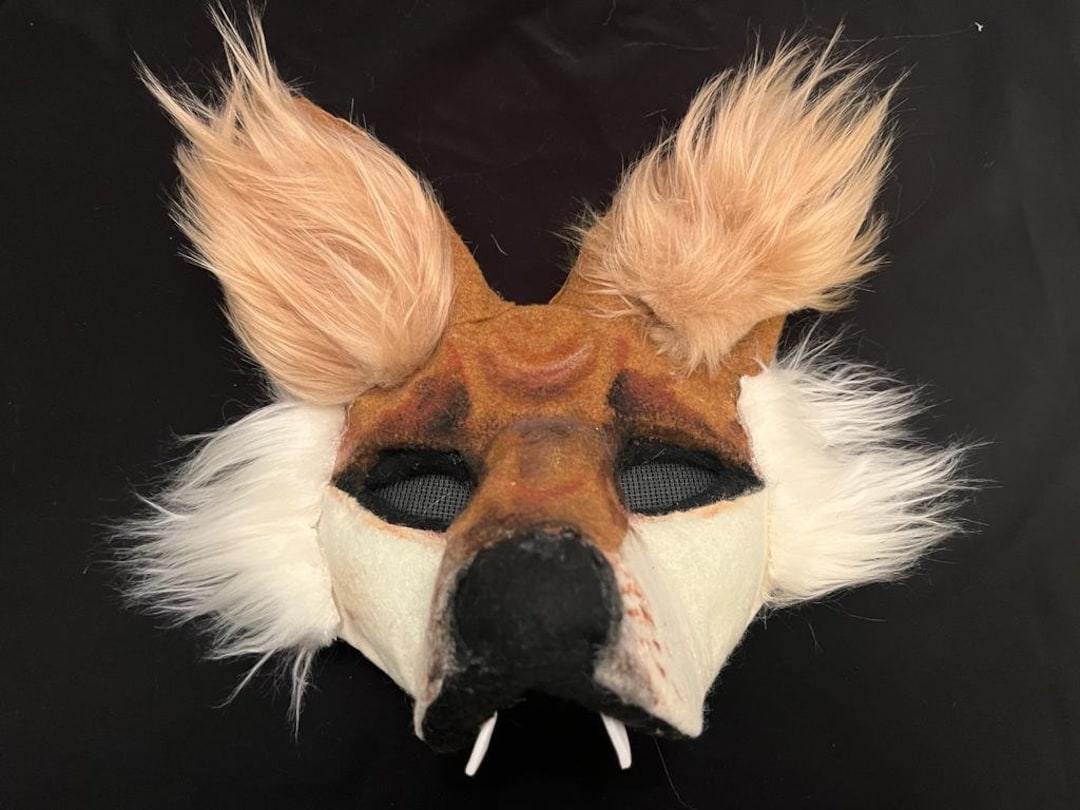 Therian Mask Coyote Mask Fox Mask Red Wolf Mask Dingo - Etsy