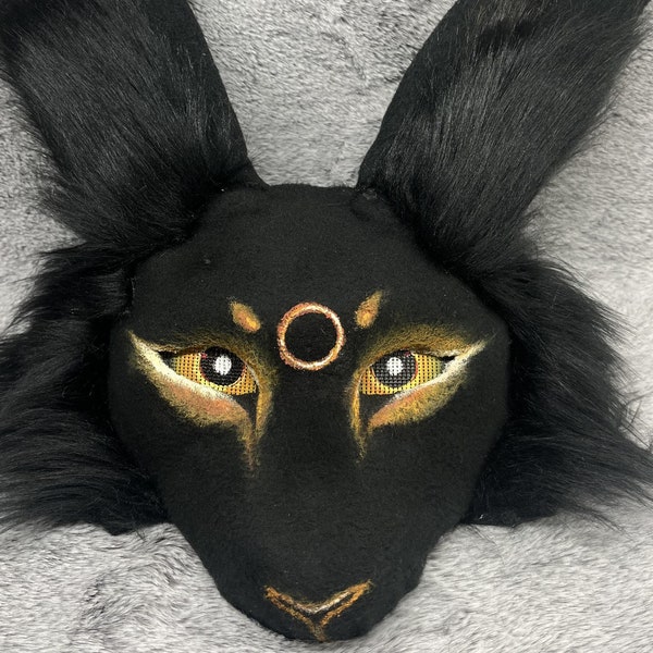 Rabbit Mask - Etsy