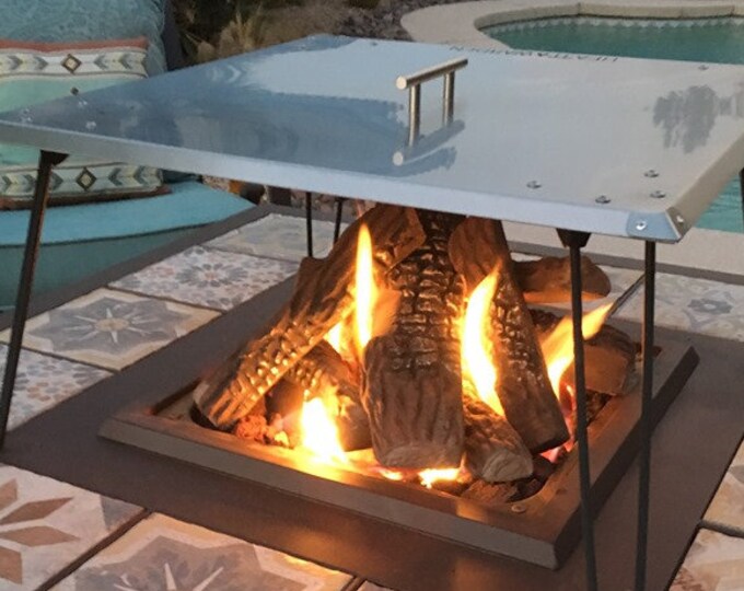 Heat Warden USA Made Heat Deflector/ Reflector for Gas Fire Pits. - Etsy