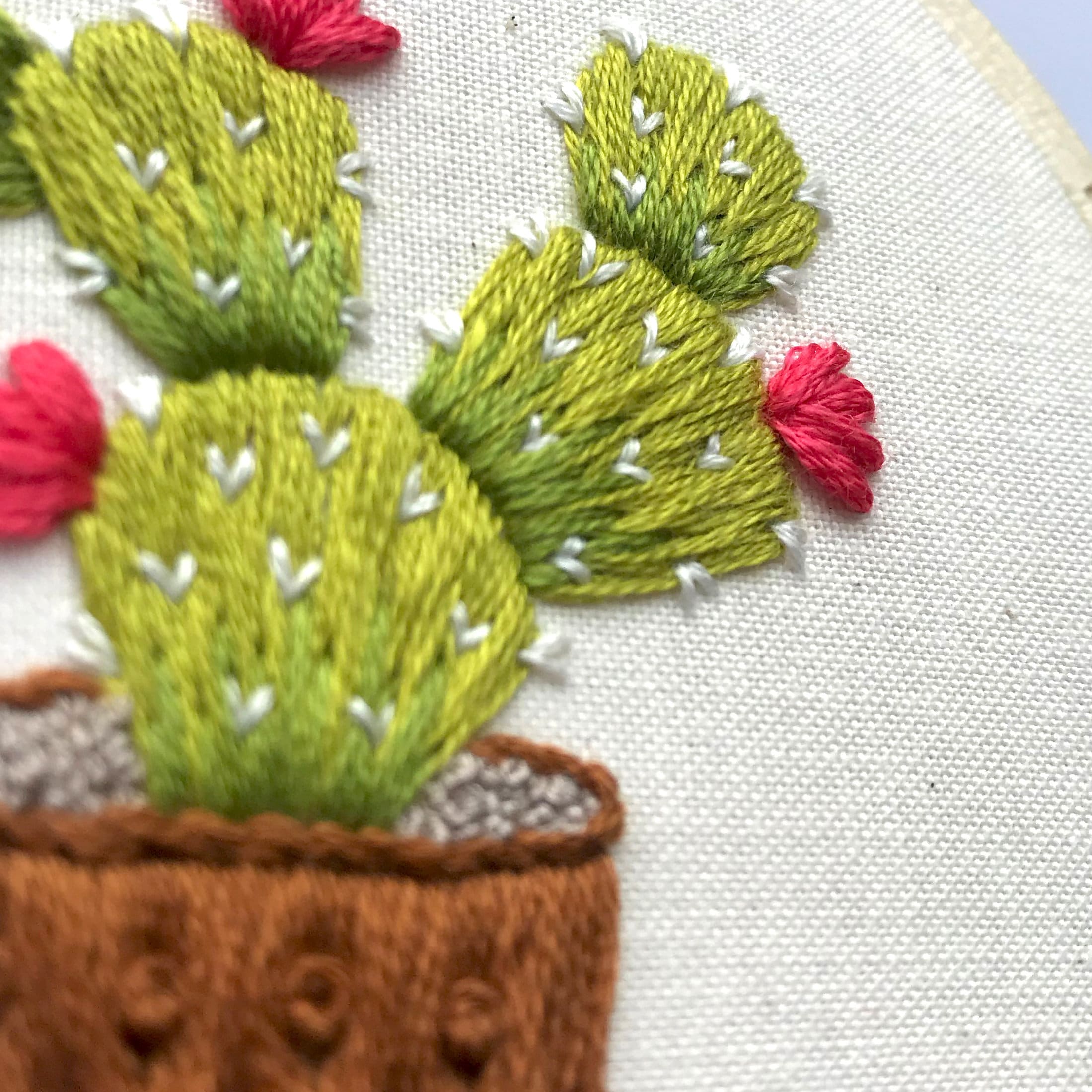 Cactus Love Embroidery Pattern | Plant Embroidery Pattern | DIY Hand ...