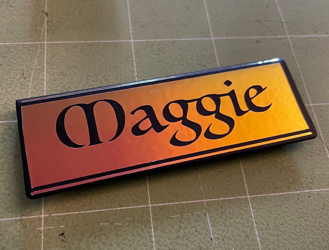 Starbucks Employee Partner Name Tag Sticker - Etsy