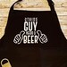 Men’s Apron, This Man Needs a Beer Apron, Funny Aprons, Beer Aprons ...