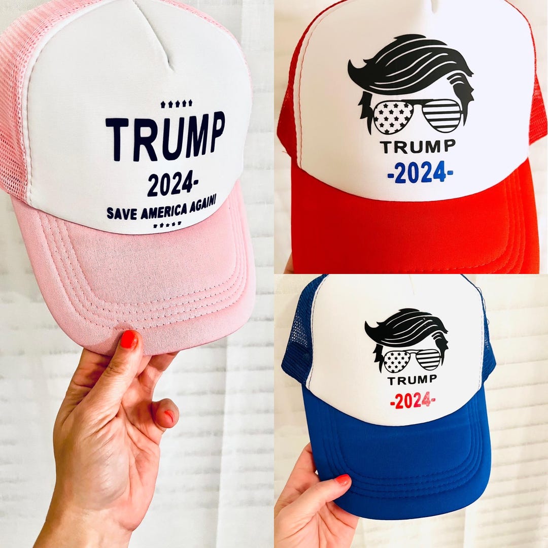 Custom Trump Trucker Hat/2024 Trump/ America/trucker Hat Unisex - Etsy