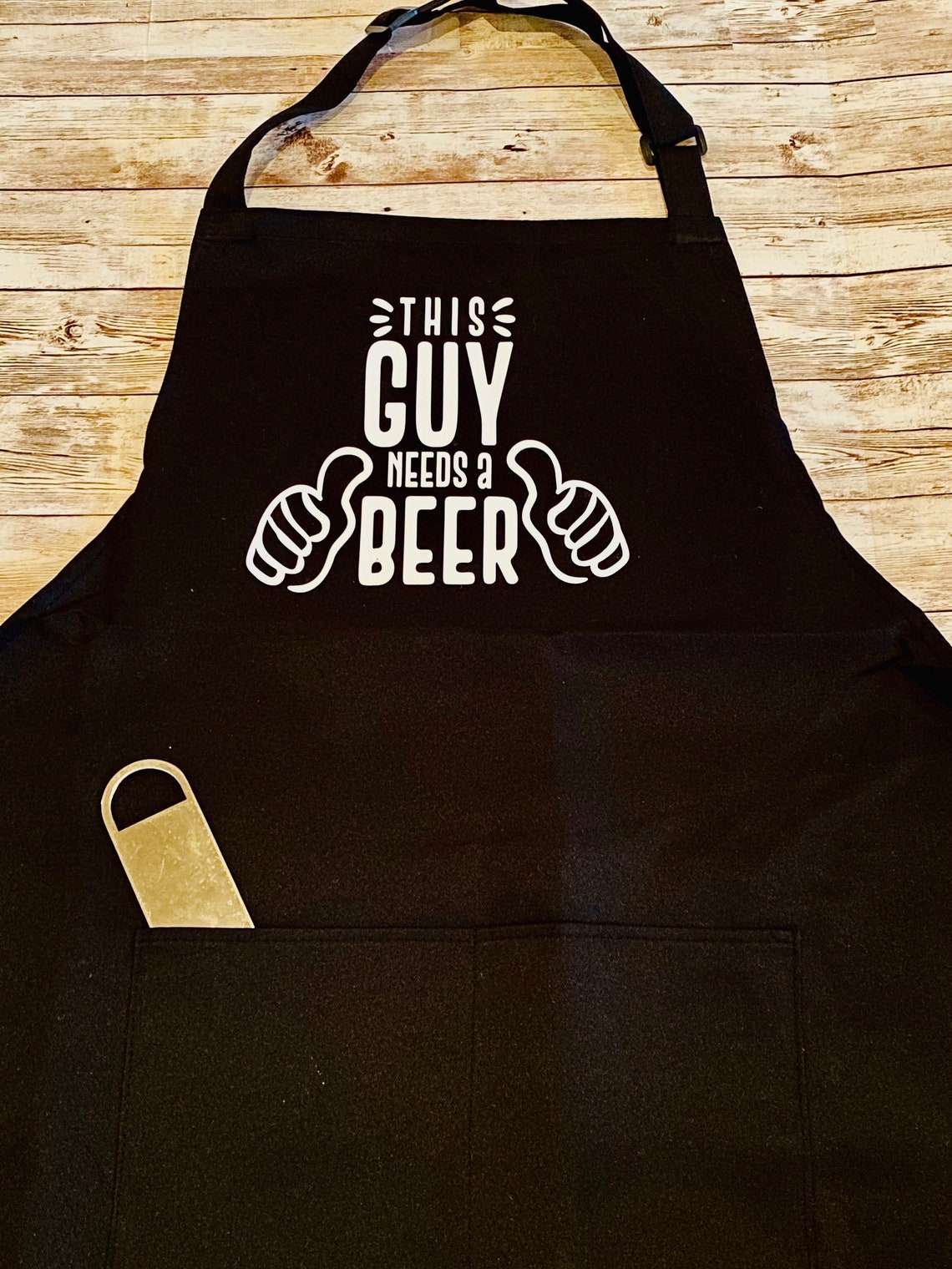 Men’s Apron, This Man Needs a Beer Apron, Funny Aprons, Beer Aprons ...