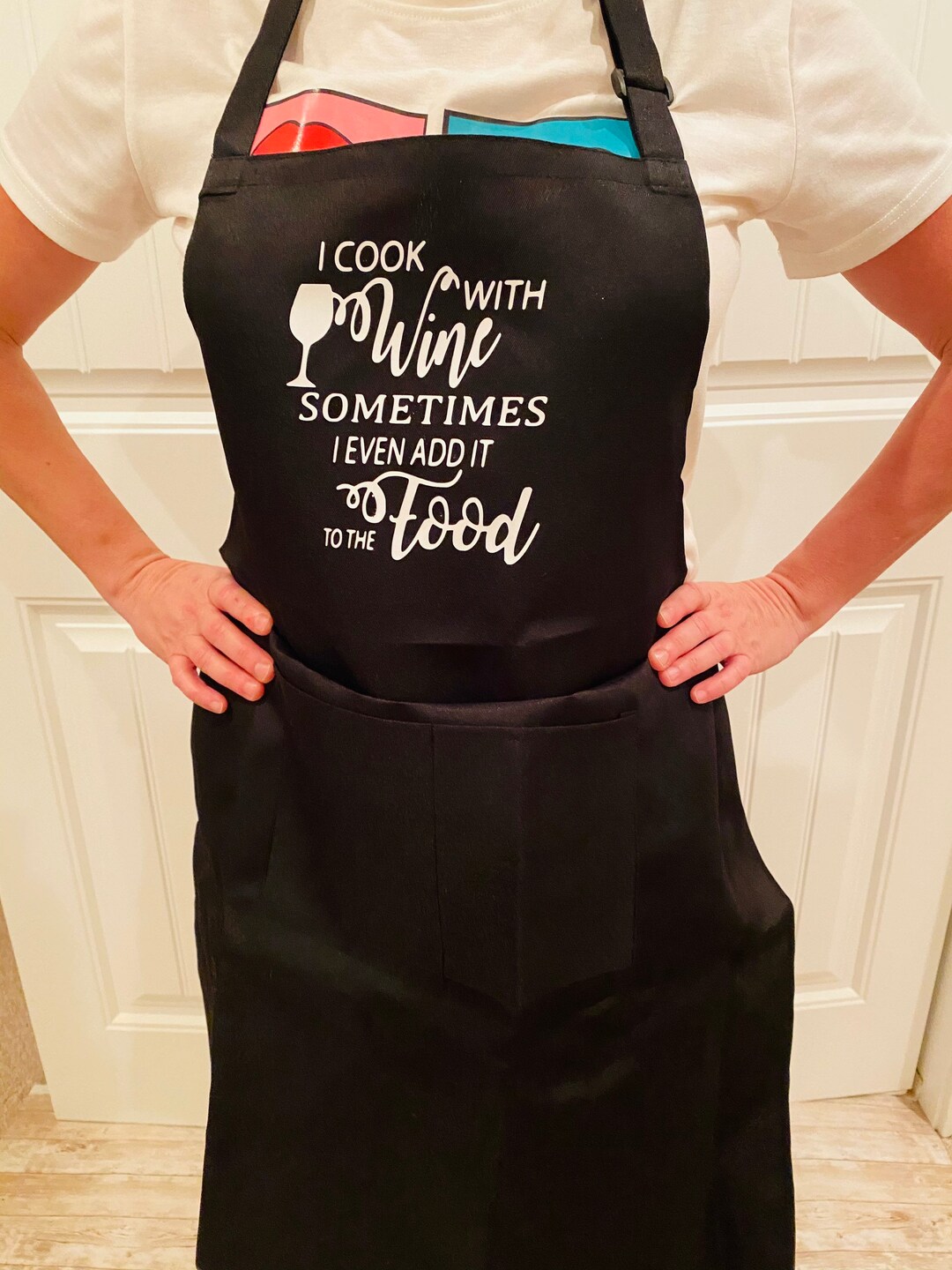 Wine Apron/ Gifts for Mom/ Cooking Aprons/ Women’s Apron/mother's Day ...