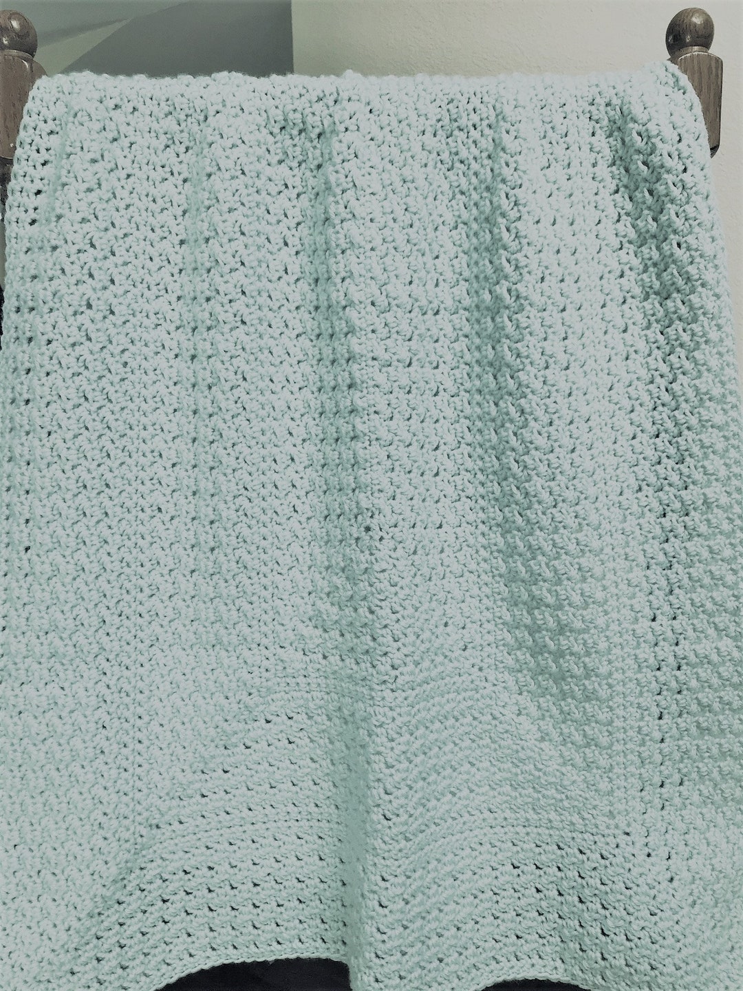 SOFT PASTEL Green Throw - Etsy