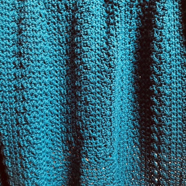 Teal Throw - Etsy