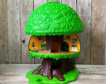 Vintage 1975 Kenner General Mills Tree Tots Family Tree House Play Set ...