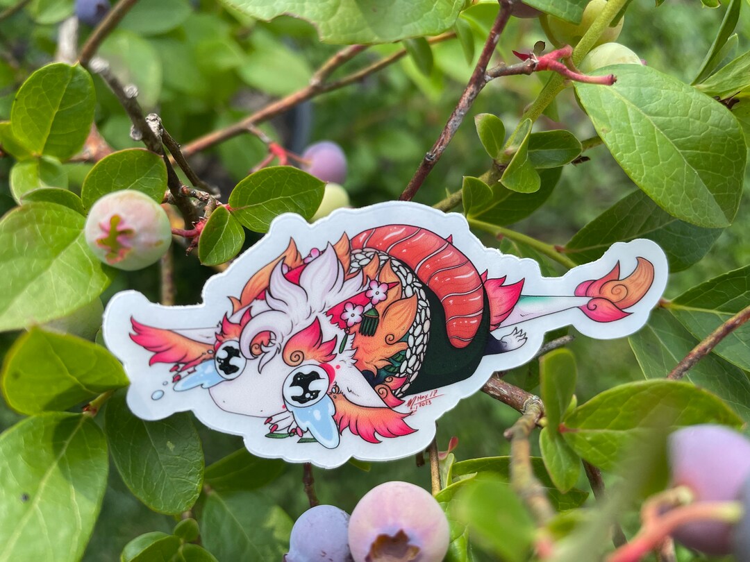 Character Sticker (haruki) - Dragon - Sushi - Chibi - Crying - Sad ...