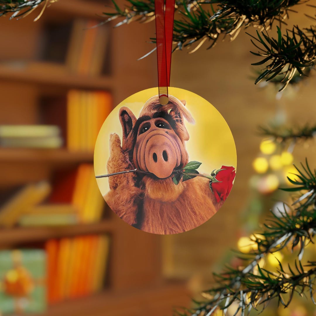 Christmas Ornament Vintage Retro Look Funny Alf Christmas Home ...