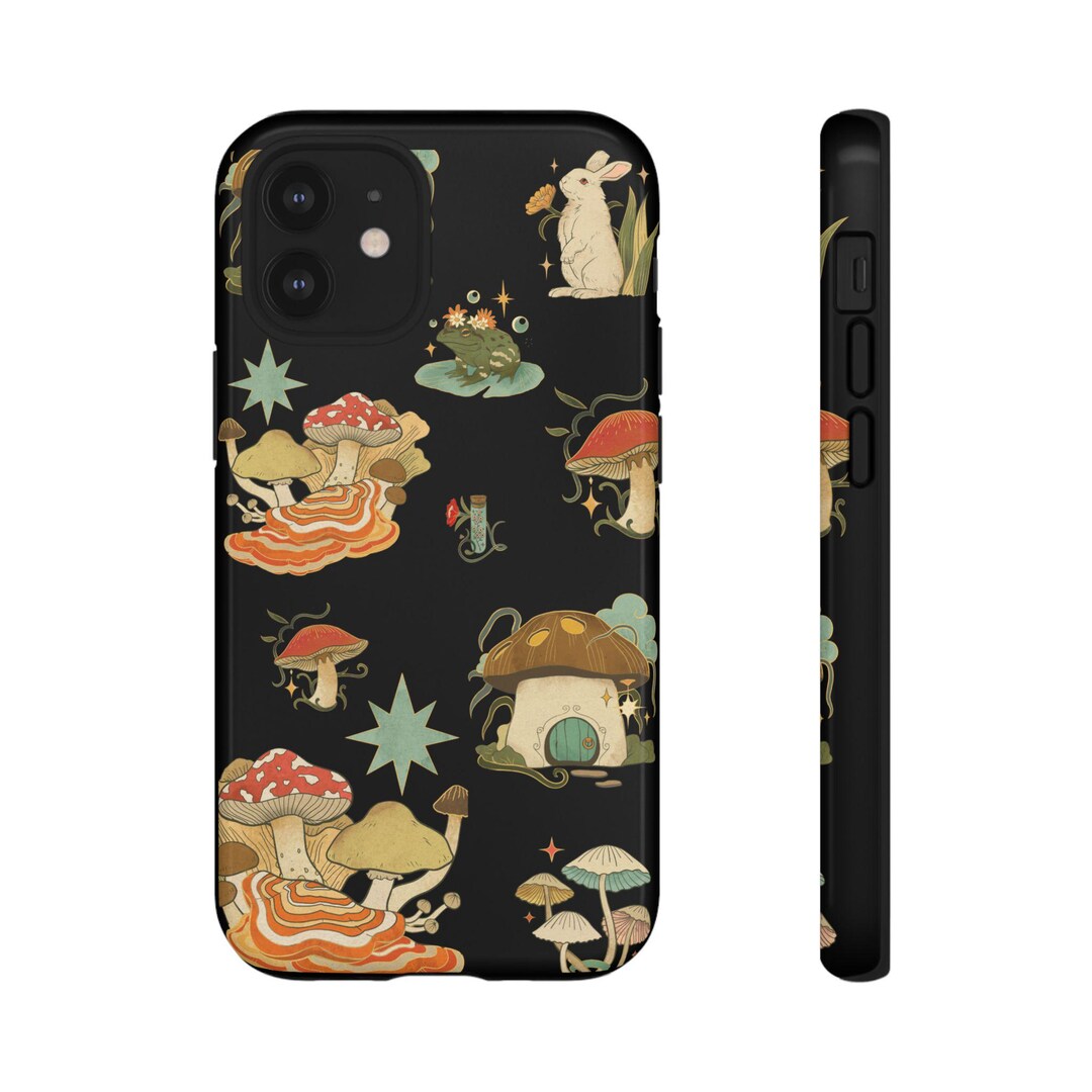Whimsical Phone Case, Magical Mushroom Design, Gift for Nature Lovers ...