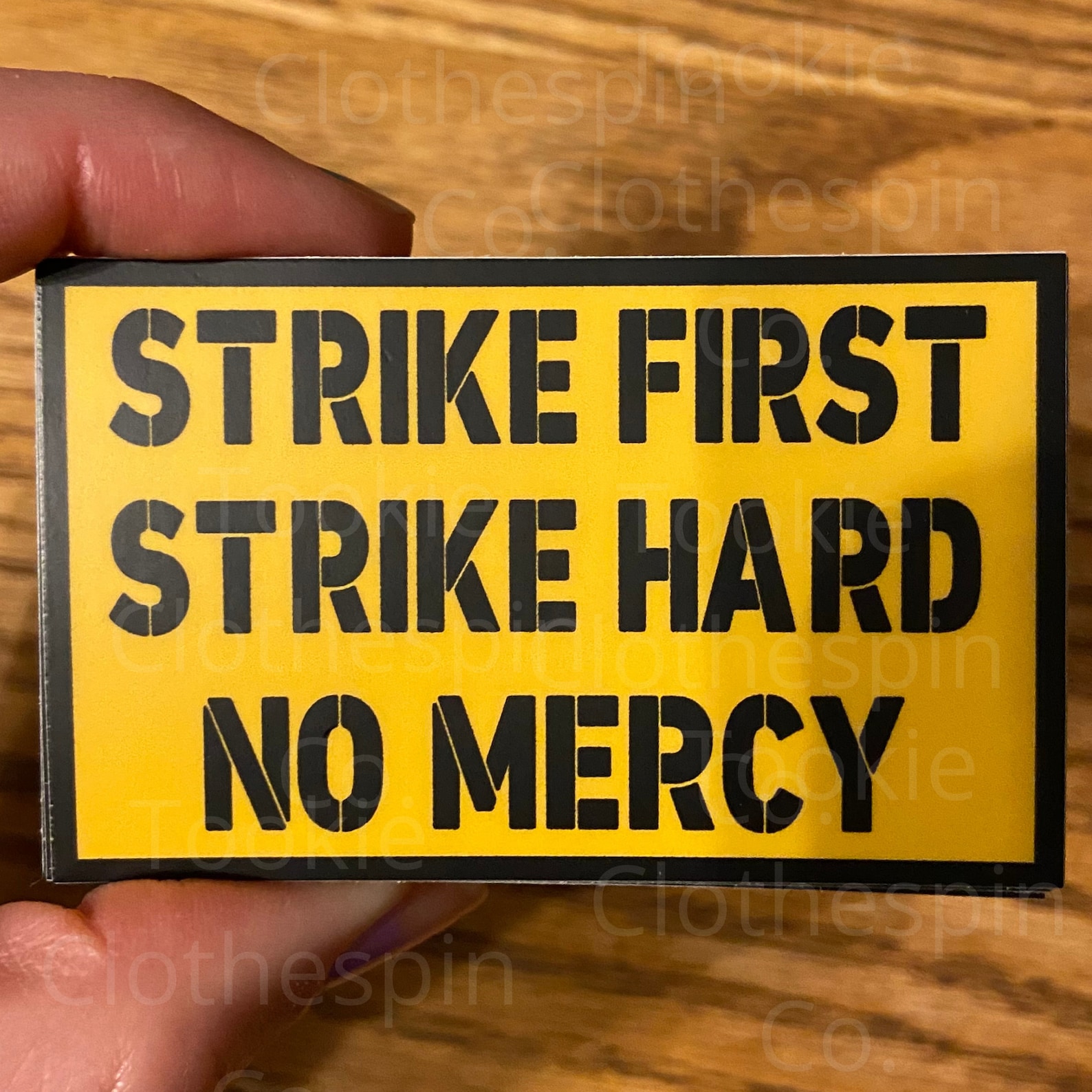 Strike first Strike Hard No Mercy Karate Kid/Cobra Kai | Etsy
