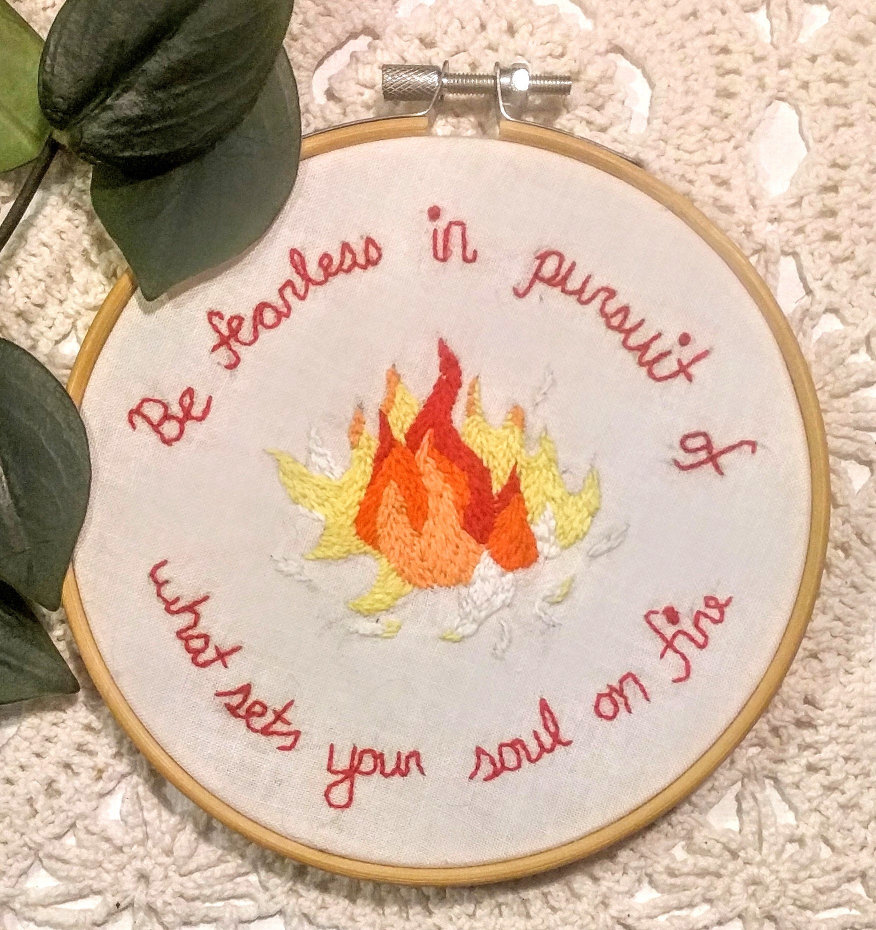 Fire Embroidery - Etsy