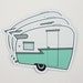 Vintage Trailer Sticker/magnet 1960's Mint Green Shasta Trailer Vinyl ...