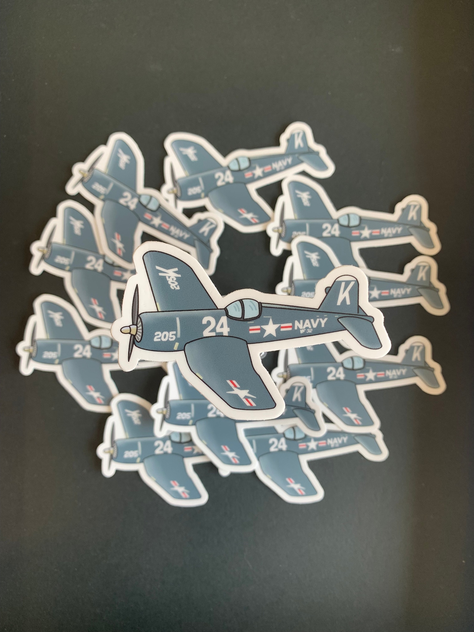 WWII Vought F4U Corsair Airplane Sticker Vinyl Dishwasher - Etsy