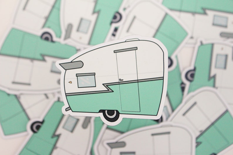 Vintage Trailer Sticker/magnet 1960's Mint Green Shasta - Etsy