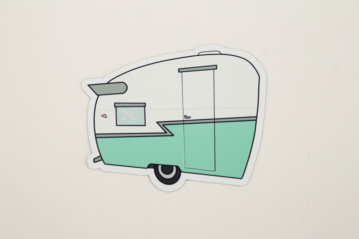 Vintage Trailer Sticker/magnet 1960's Mint Green Shasta - Etsy