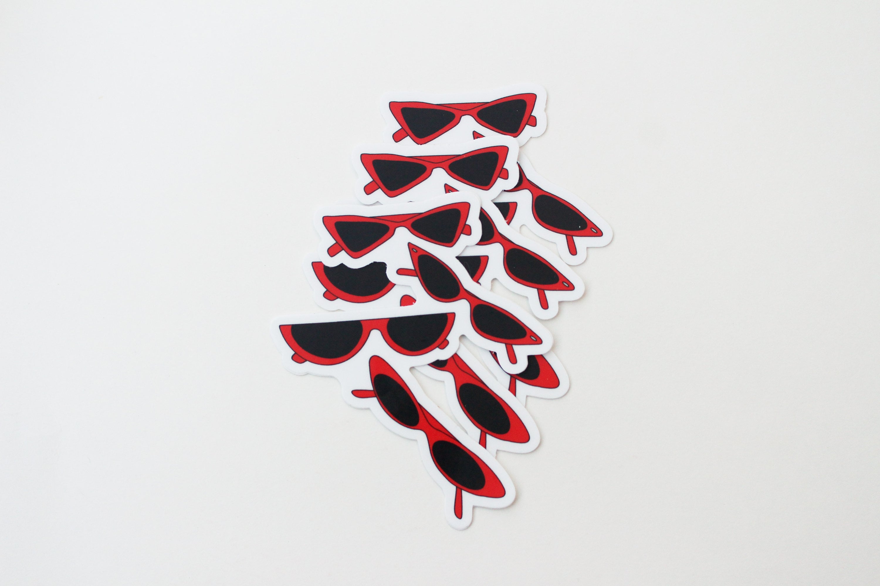 Vintage Sunglasses Stickers Vinyl Sticker Cat Eye Style - Etsy Ireland